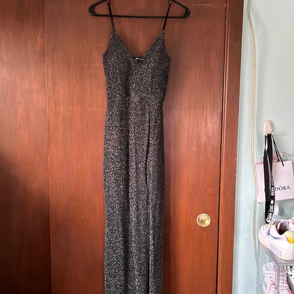 Charlotte Russe | Dresses | Sparkling Night Time Prom Dress With Slit ...